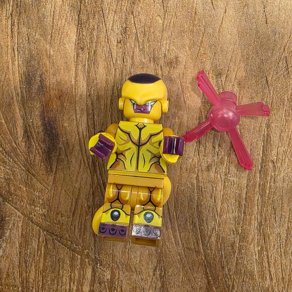 Toys | Dragon Ball Z Lego Compatible Golden Frieza Minifigure Golden ...